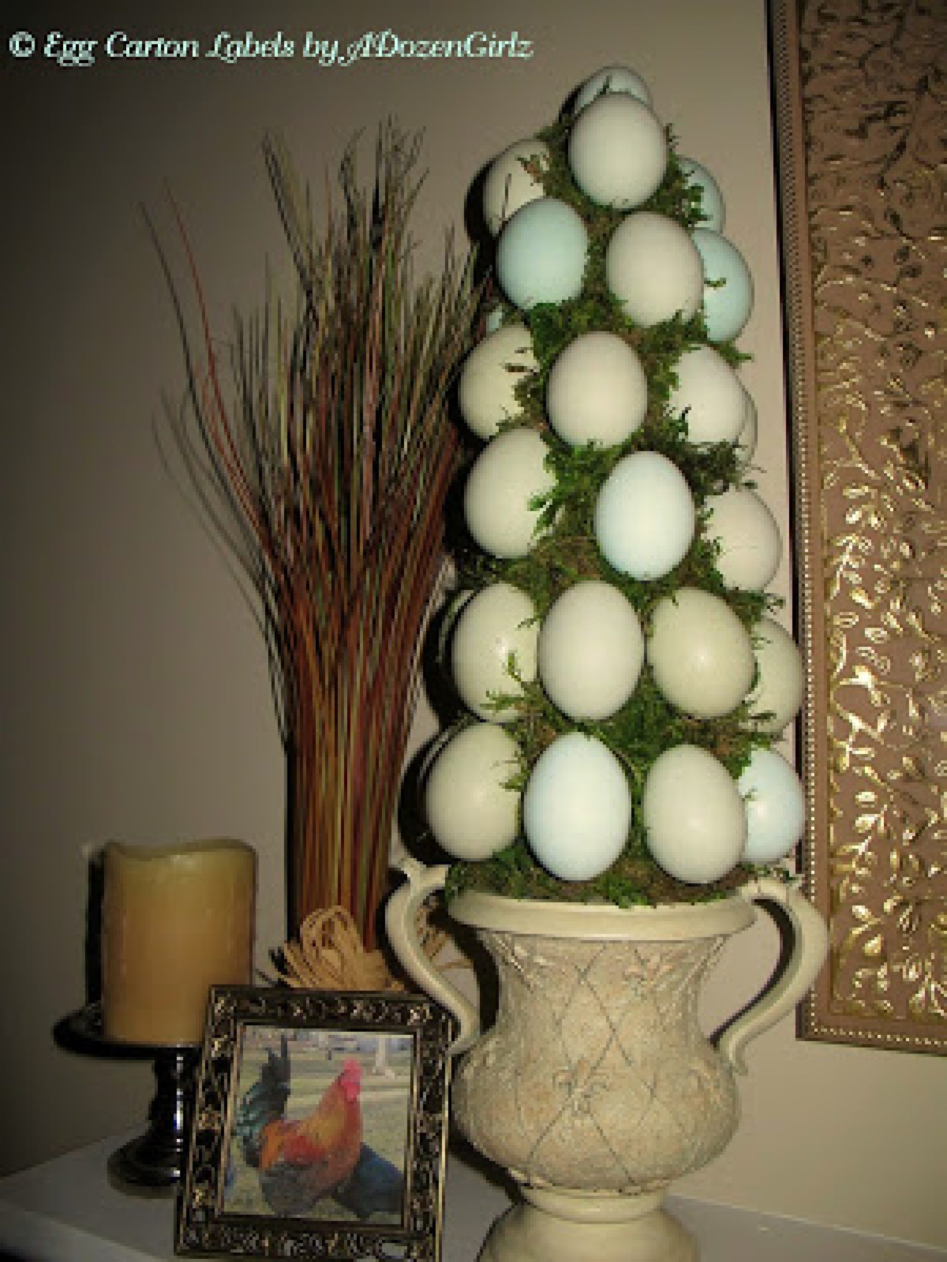 DIY Blown Egg Topiary Tutorial | The Chicken Chick®