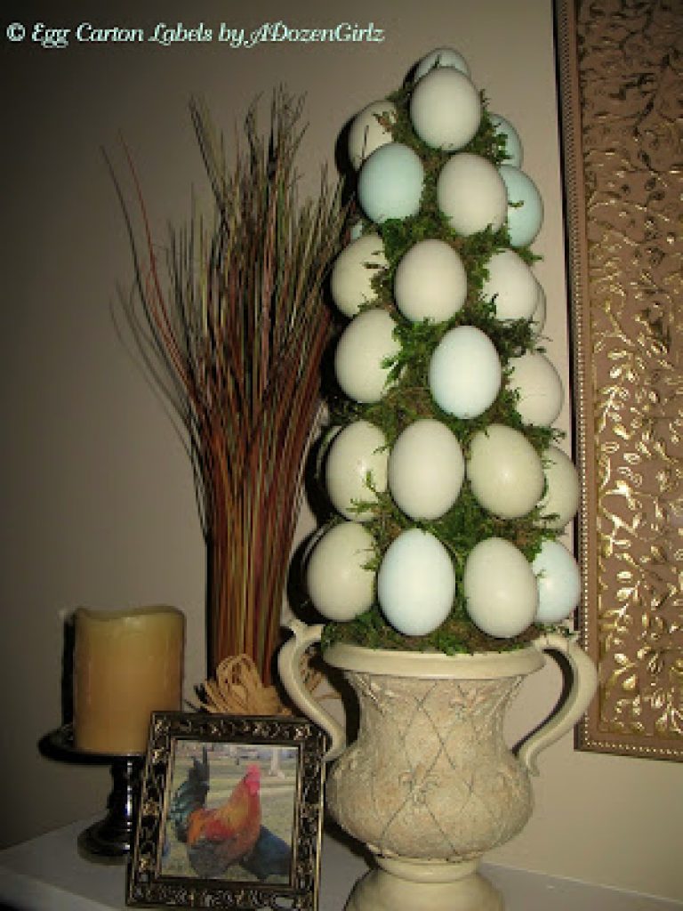 DIY Blown Egg Topiary Tutorial | The Chicken Chick®