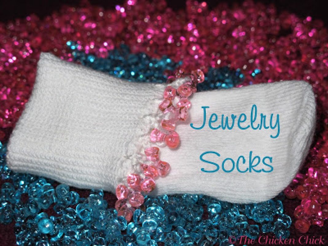 Do It Yourself Jewelry Socks Tutorial | The Chicken Chick®