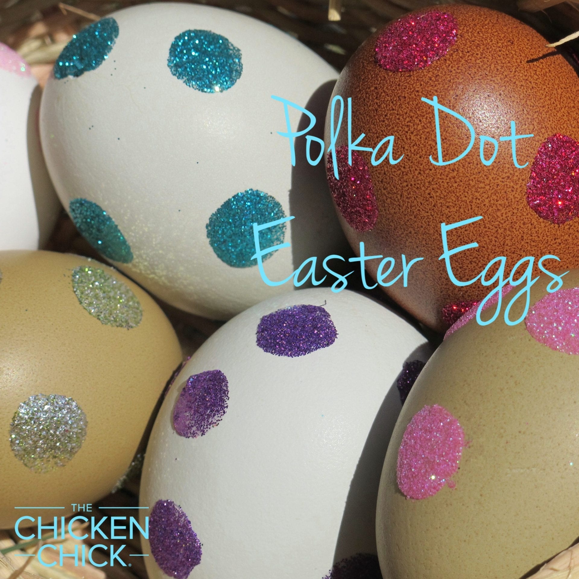 Polka Dot Easter Eggs Tutorial | The Chicken Chick®
